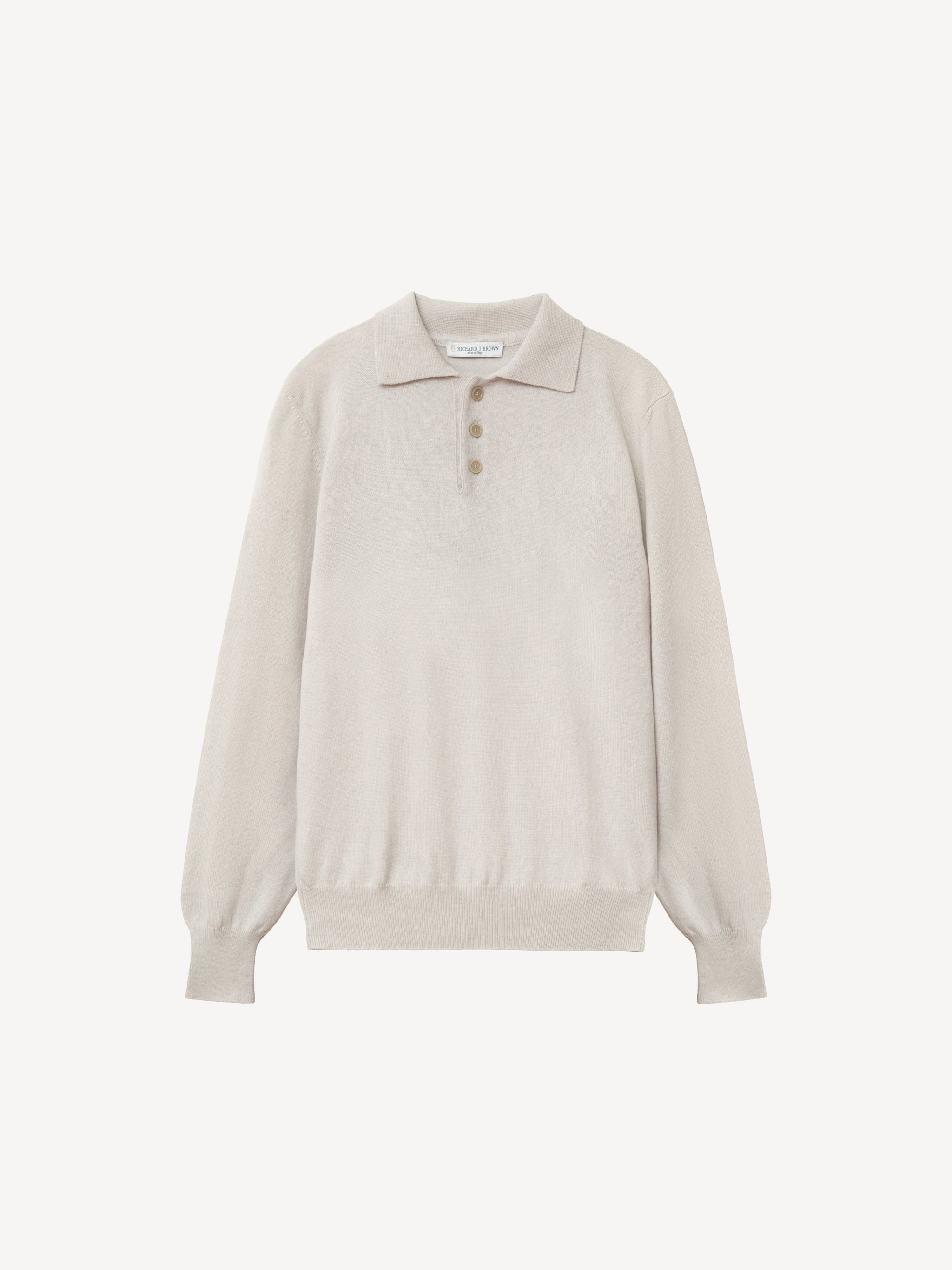 Nathan Long-sleeved polo shirt